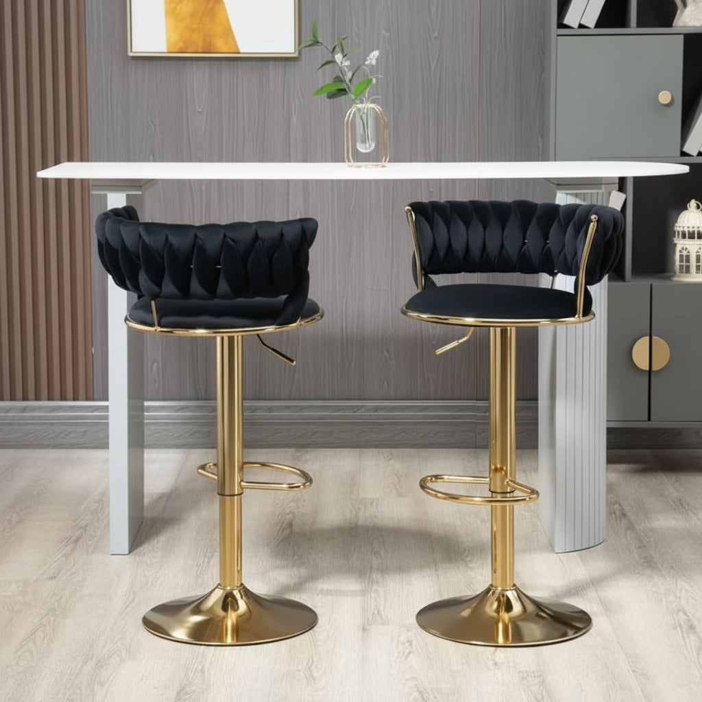 1 Piece Light Luxury Adjustable Rotating Bar Chair, Bar Counter Chair ...